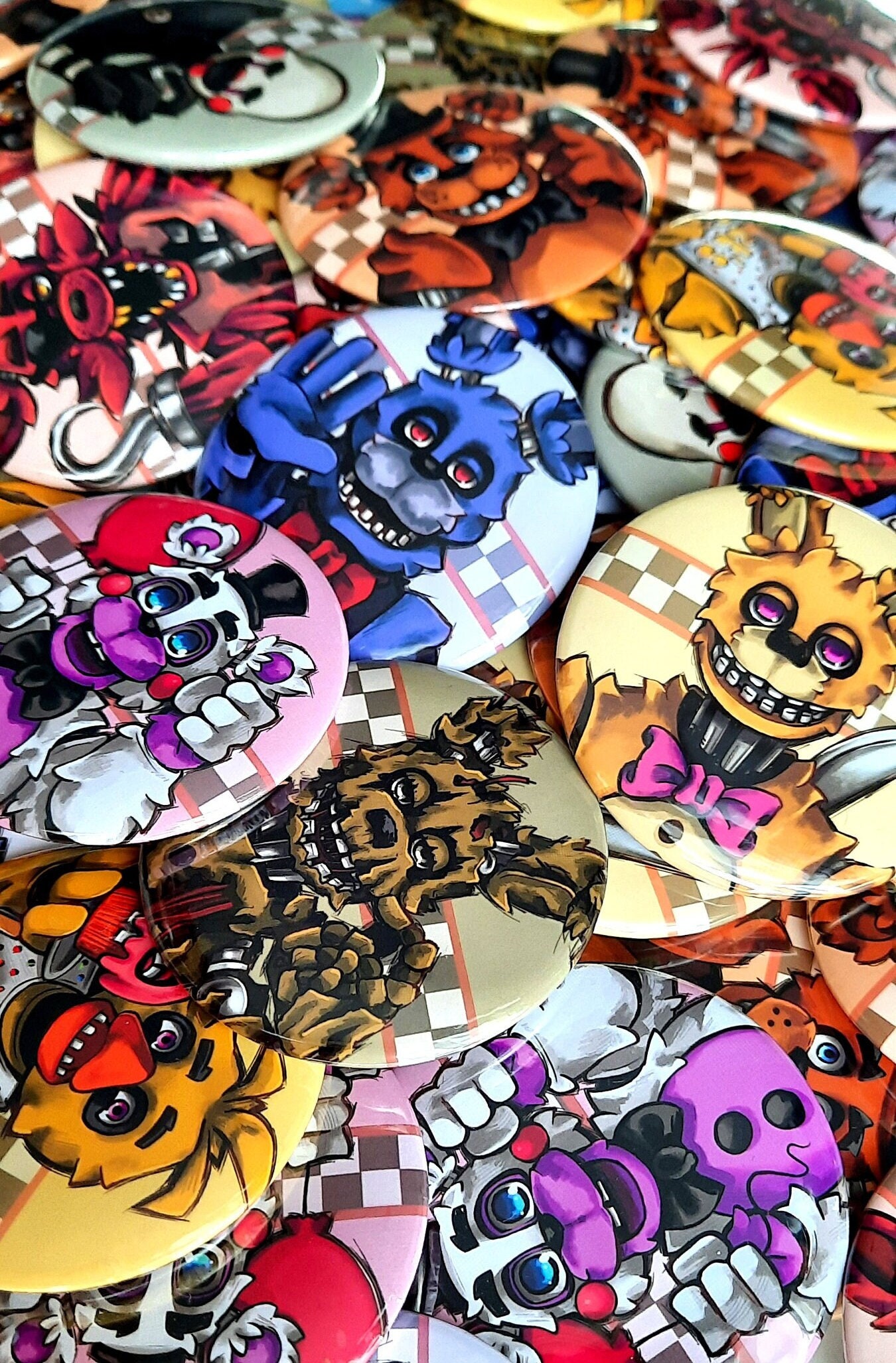 FNAF Button Badges - Etsy UK