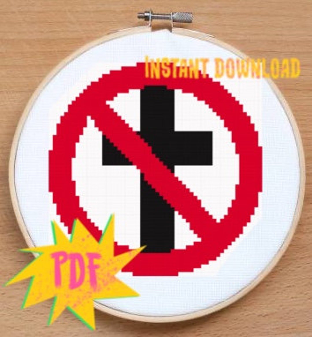 Bad Religion Cross Stitch Pattern - Punk Rock Crust Metal Rock - Etsy