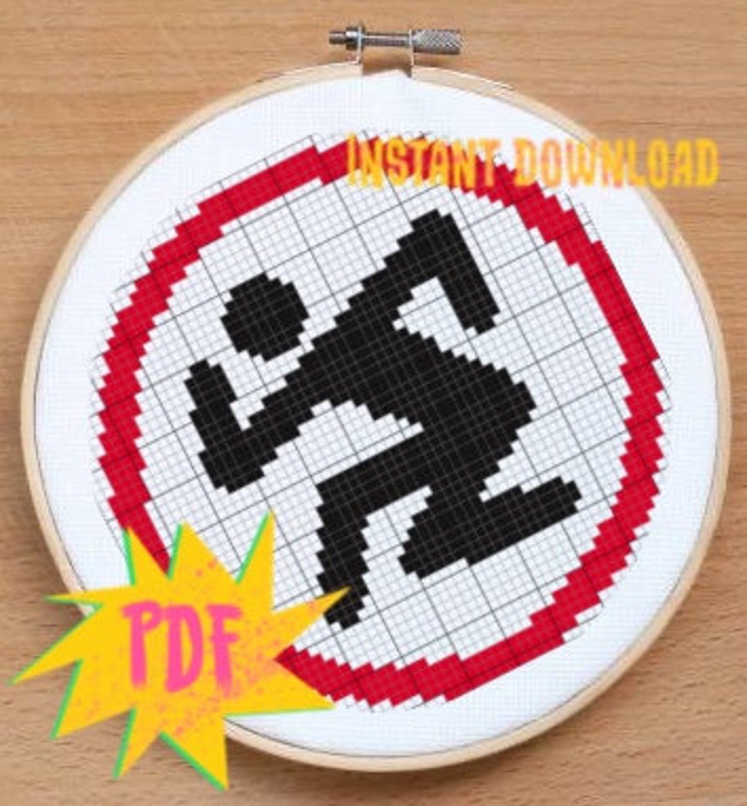 DRI Cross Stitch Pattern - Punk Rock Crust Metal Rock - Etsy