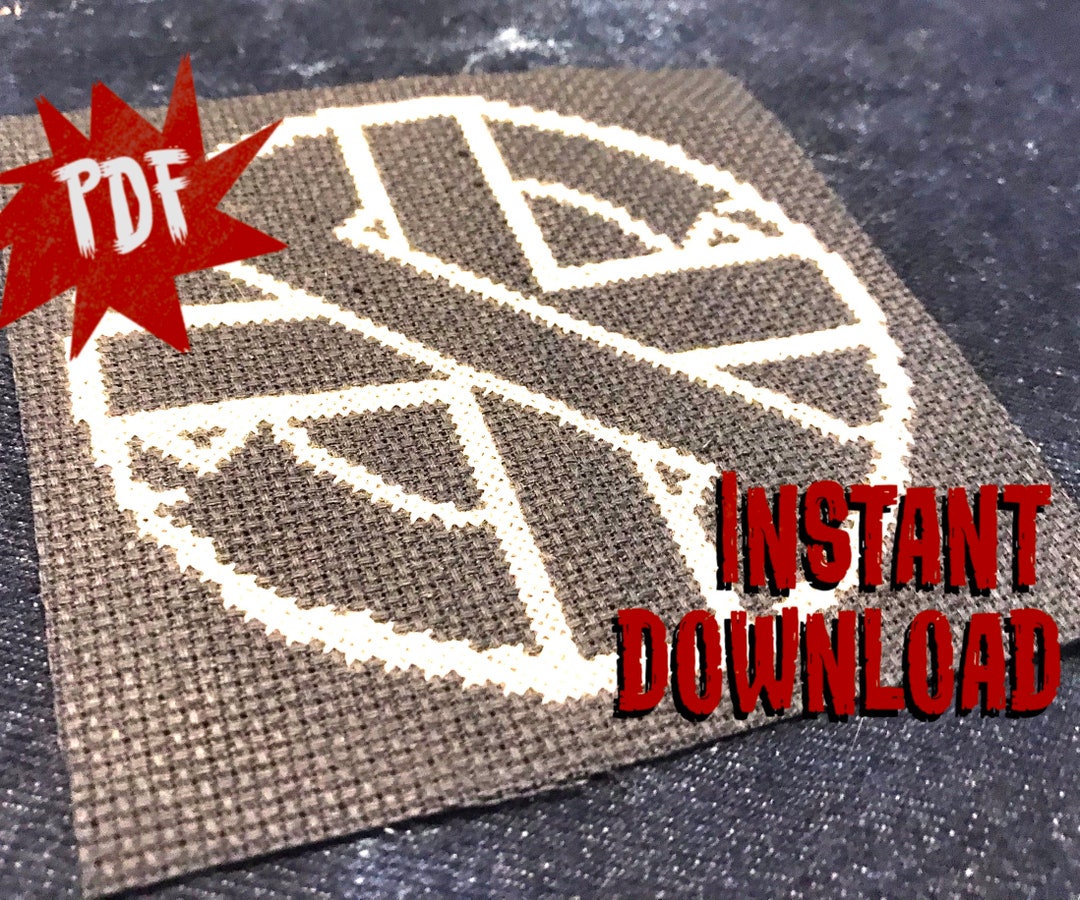 Crass Logo Cross Stitch Pattern - Punk Rock Crust Metal Rock - Etsy