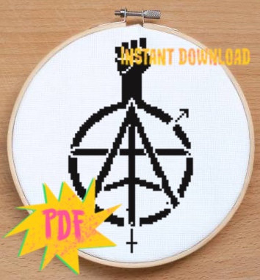 Propagandhi Cross Stitch Pattern - Punk Rock Thrash Crust Metal Rock - Etsy