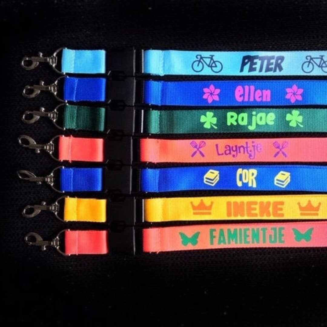 Personalized Lanyards Polyester Full Print Custom Lanyard Fathersday ...