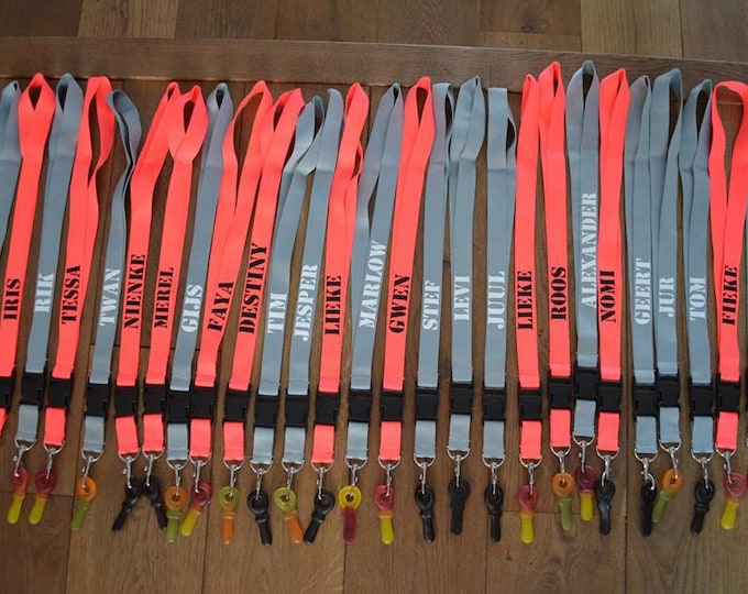 Personalized Lanyards Polyester Custom Kids Lanyard Keychain With Text ...