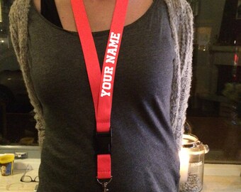 Personalized Lanyards Polyester Full Print Custom Lanyard Keychain With ...