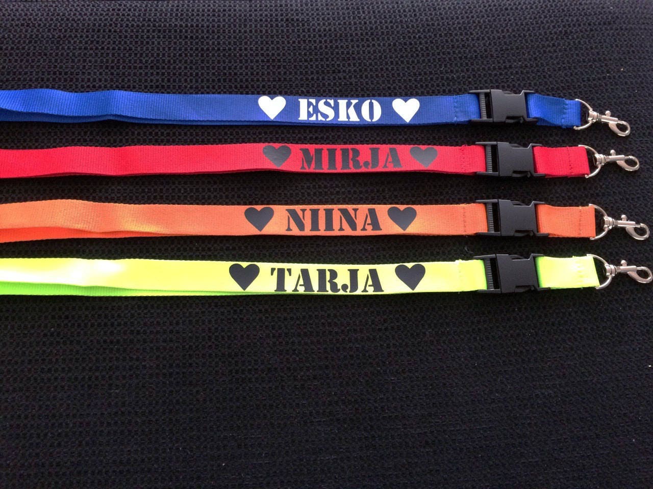 Personalized Lanyards Polyester Key Chain Custom Lanyard | Etsy