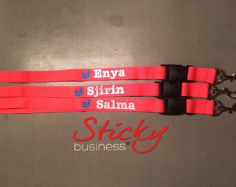 Personalized Fraternity Lanyards Custom Student Lanyard Sorority ...