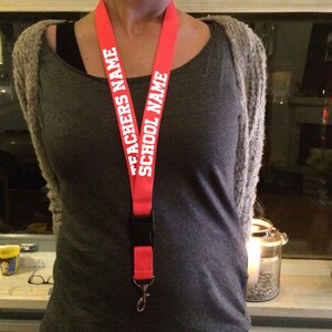 Sport School Lanyards Personalized Lanyards Small Quantity Custom ...