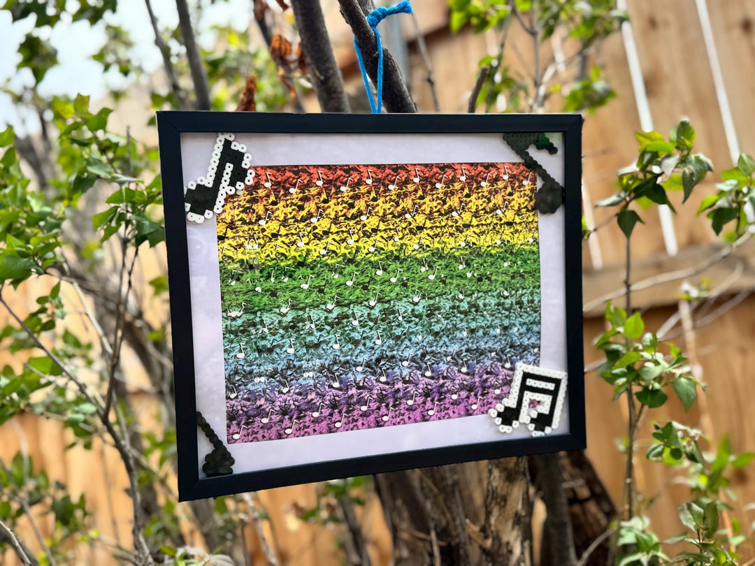 Original 90s Stereogram (magic Eye) Turned Into Wall Art/ 8×10 Framed ...