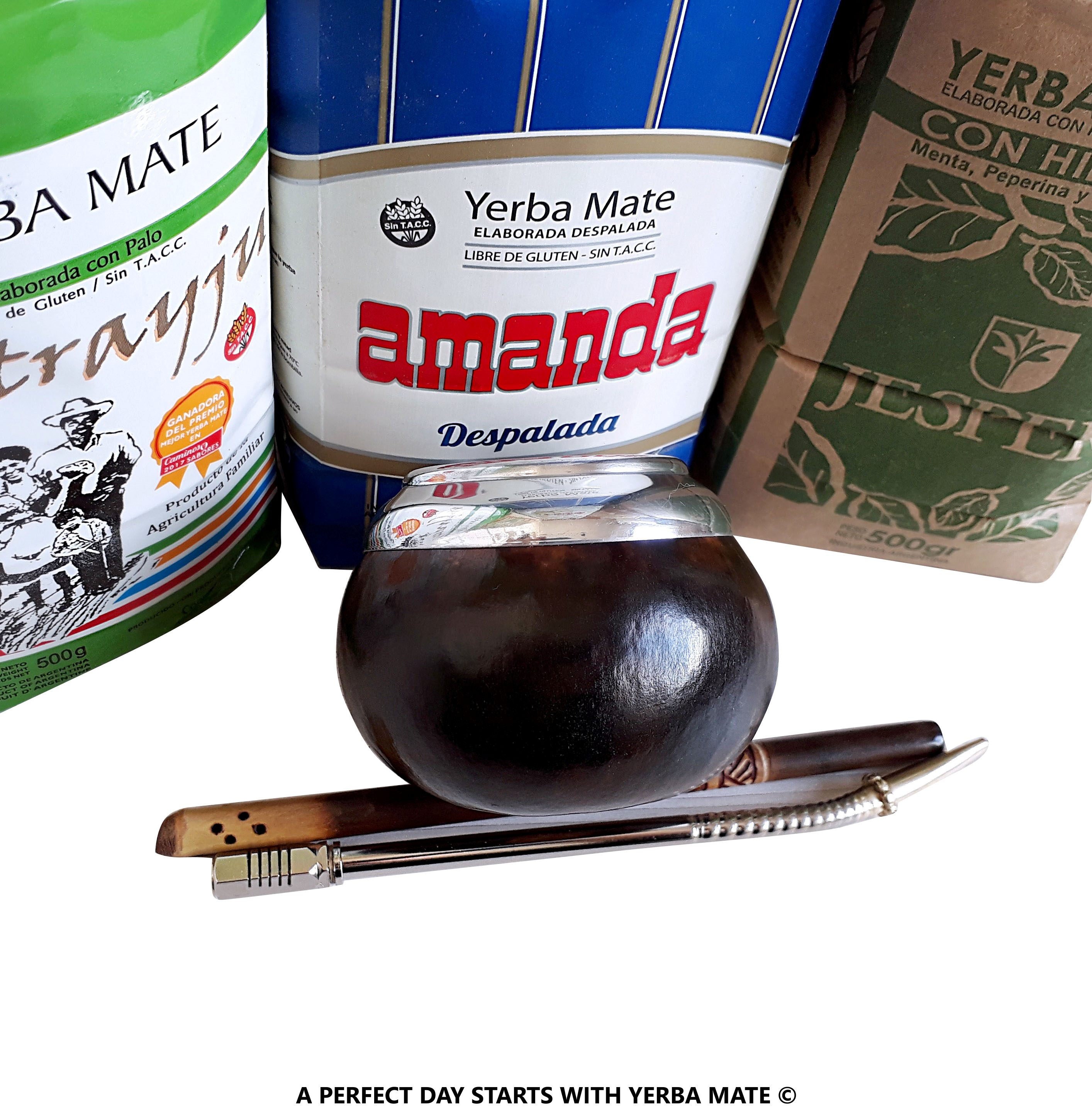 6 Yerba Mate Bags ALL TYPES Sample Kit Dark Brown Mate | Etsy