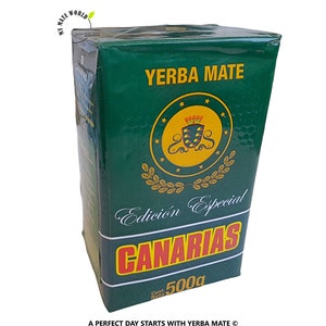 Yerba Mate “canarias Edicion Especial” W/o Stems – 1.1lbs Bag / Top-of ...