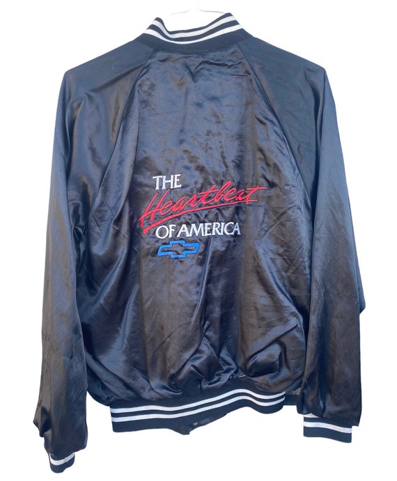 Vintage Chevy Varsity Jacket Embroidered banded strip… - Gem