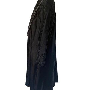 Vintage Black Velvet Duster Blazer Large Lapel With the Good ...