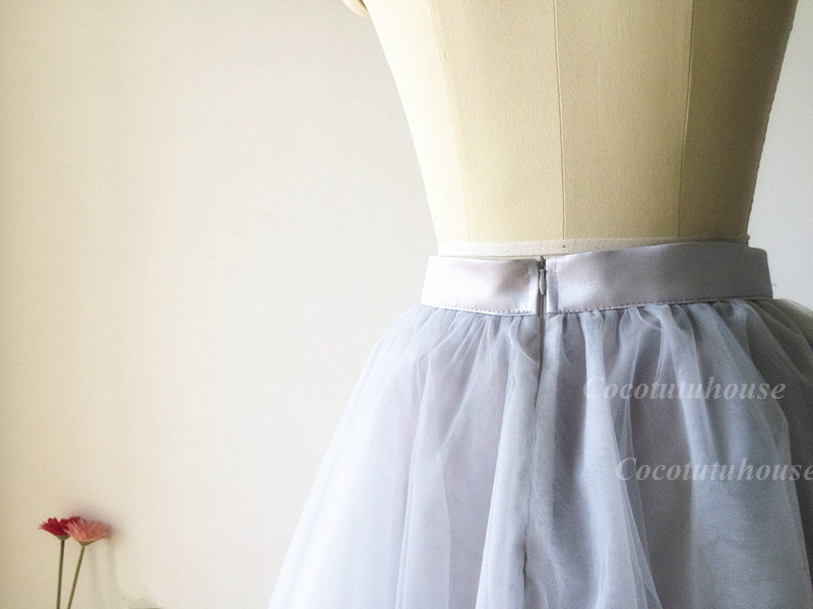 Grey Tulle Skirt/Women Tulle Skirt/ Women Tulle skirt/ Short | Etsy