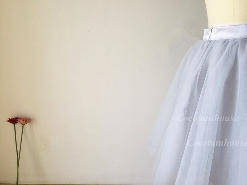 Grey Tulle Skirt/Women Tulle Skirt/ Women Tulle skirt/ Short | Etsy