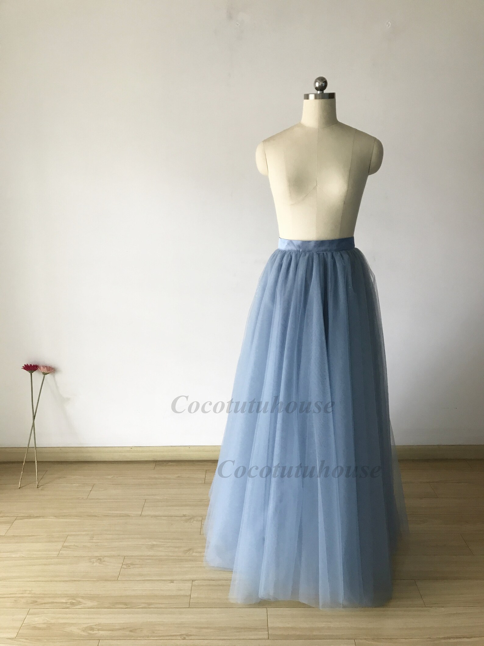 Hot sale Many Colors. Dusty Blue Tulle Skirt/Women Tulle | Etsy