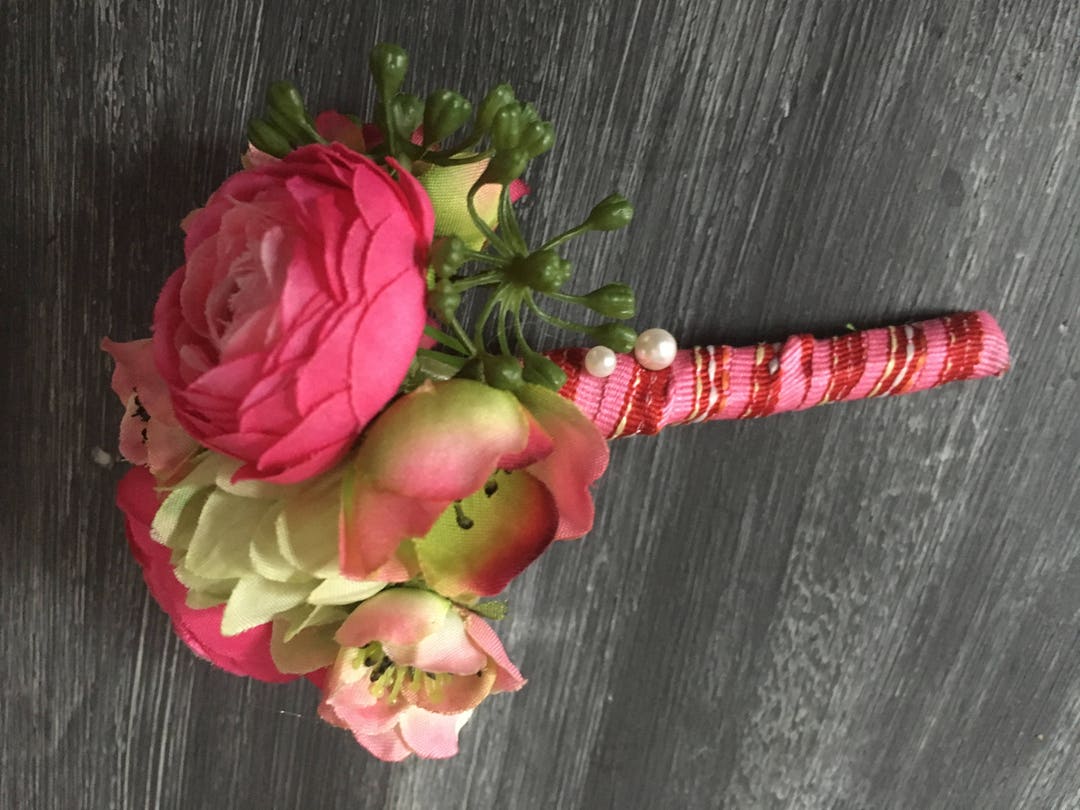 Unique Silk Flower Buttonhole - Etsy