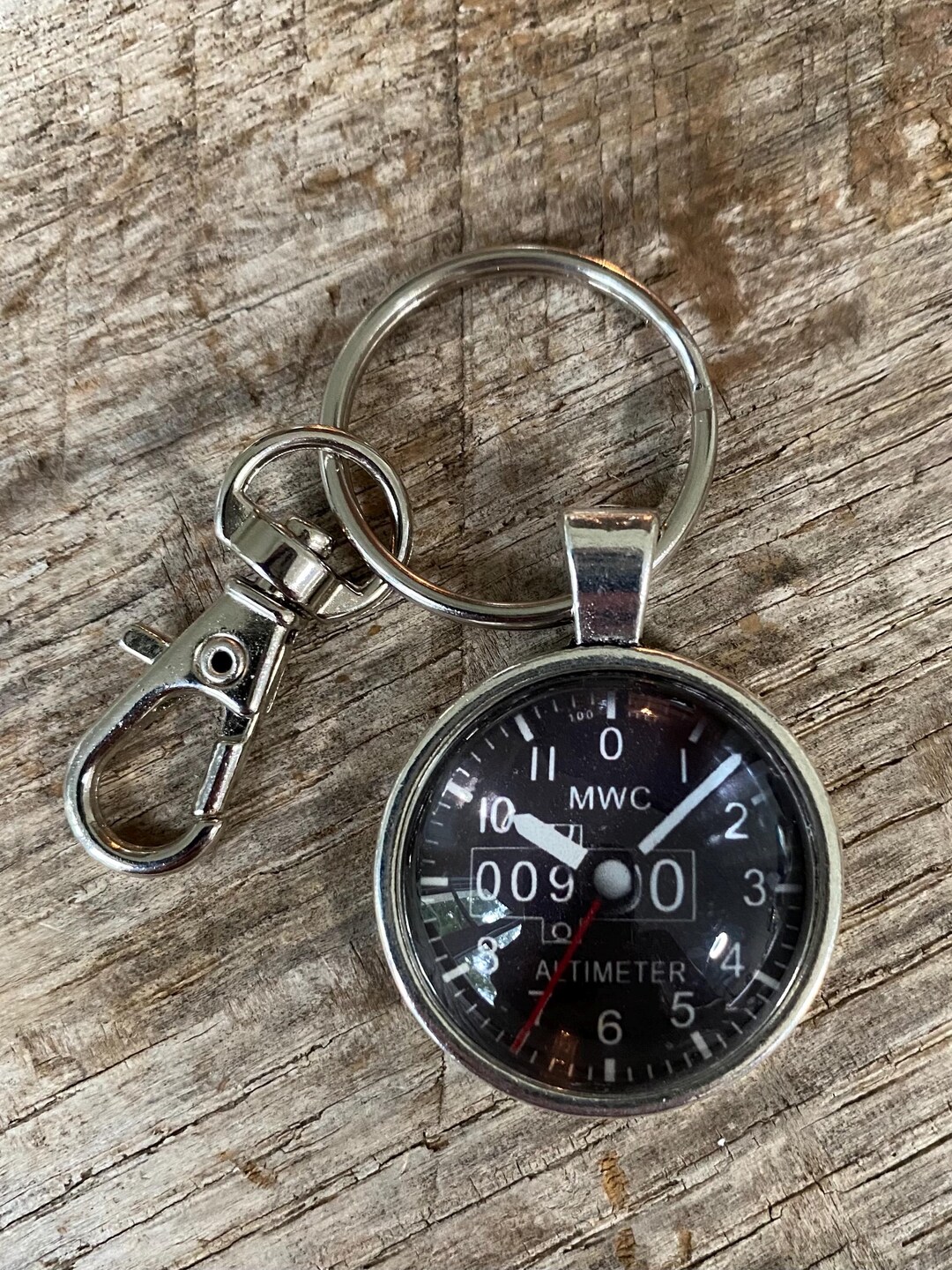 Altimeter Jet Airplane Aircraft Keychain Necklace Keyring Keychain ...