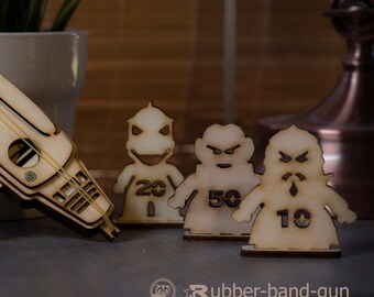 Darth Vader Star Wars Inspired Shooting Targets For Rubberband | Etsy