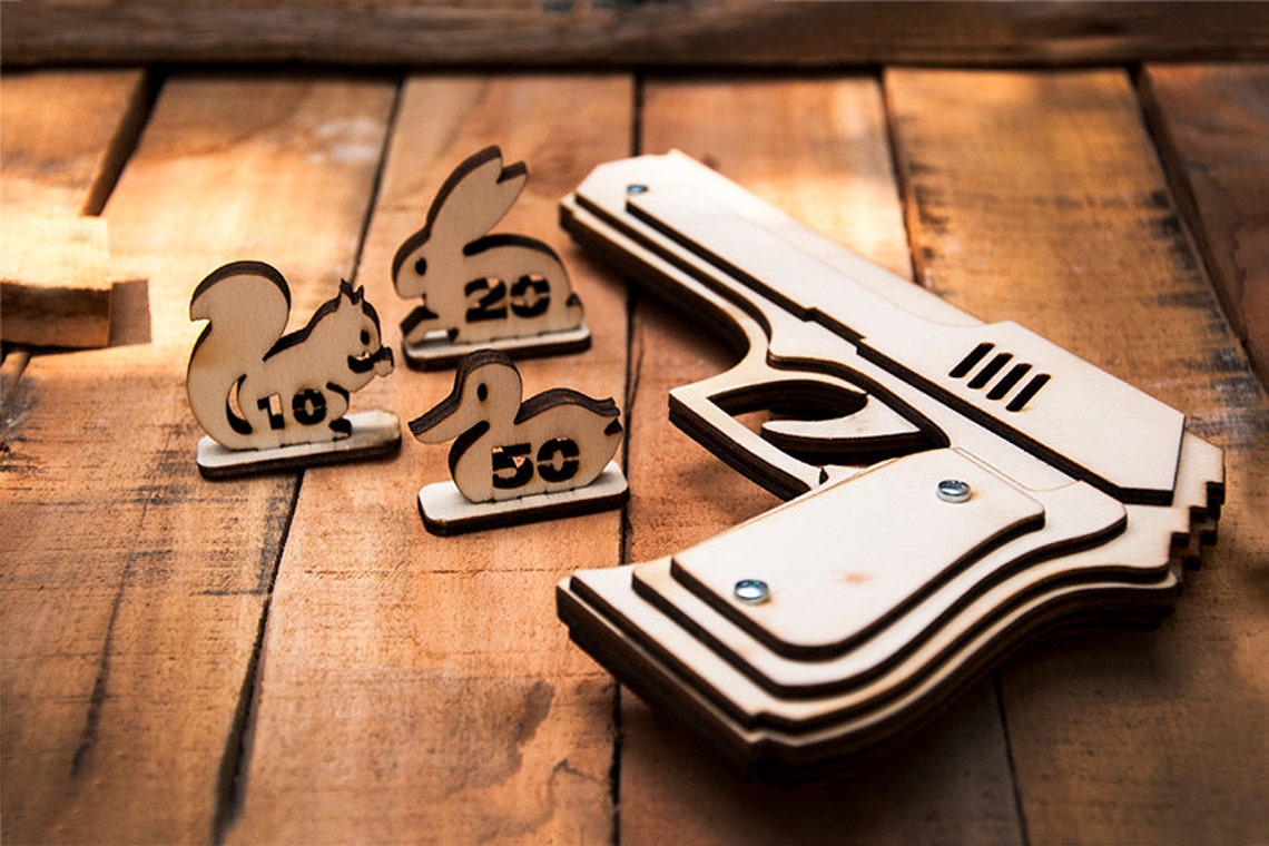 Wooden Shooting Targets DIY - Suqirrel, Rabbit and Duck. Perfect for ...