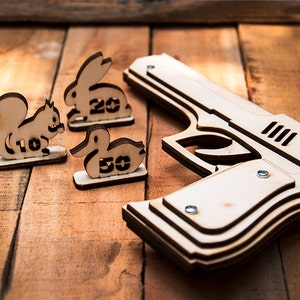 Wooden Shooting Targets DIY - Suqirrel, Rabbit and Duck. Perfect for ...