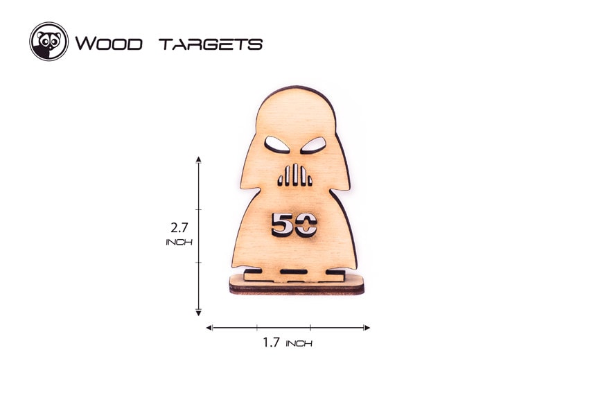 Darth Vader Star Wars Inspired Shooting Targets for Rubberband Guns or ...