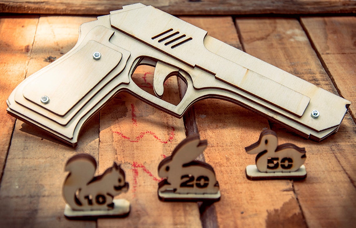 Wooden Shooting Targets DIY - Suqirrel, Rabbit and Duck. Perfect for ...