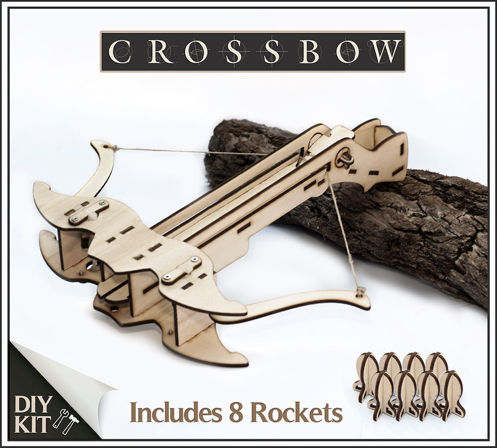 Group Gifts Set of 4 Wood Crossbow DIY Kits Christmas Gift | Etsy