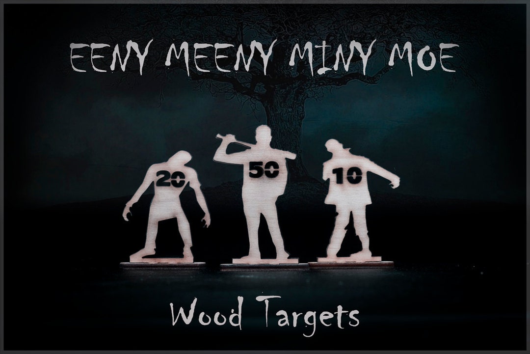 Zombies Shooting Targets. 3 Wooden Targets. Perfect for Rubberband Guns ...