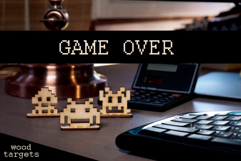 Gift For Brother Gamer Gift Space Invaders Rubber Band Gun | Etsy