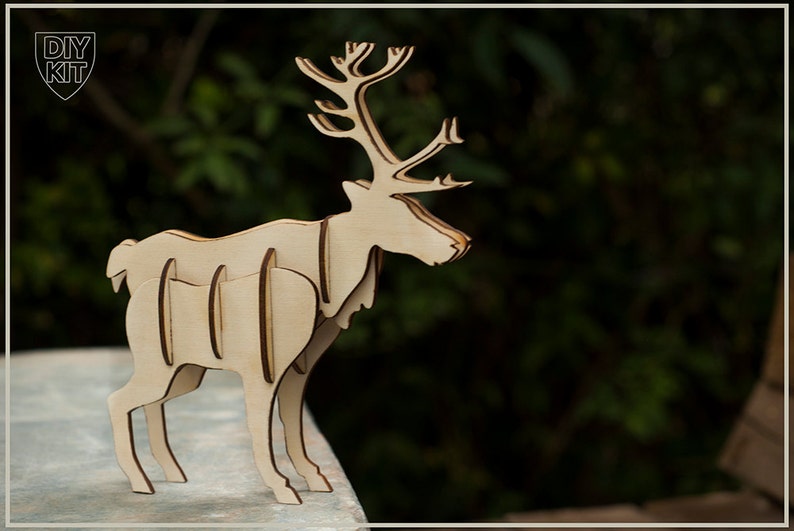 Deer DIY Kit, Animal Figure Gift for Boy, Do It Yourself Kids Gift ...
