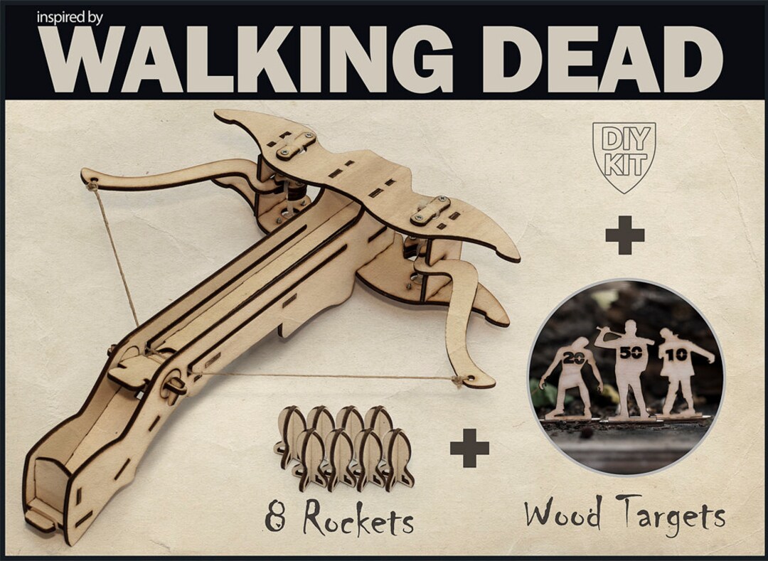 Men's Gift, Zombies Inspired Crossbow DIY Kit, Gift for Dad, Christmas ...