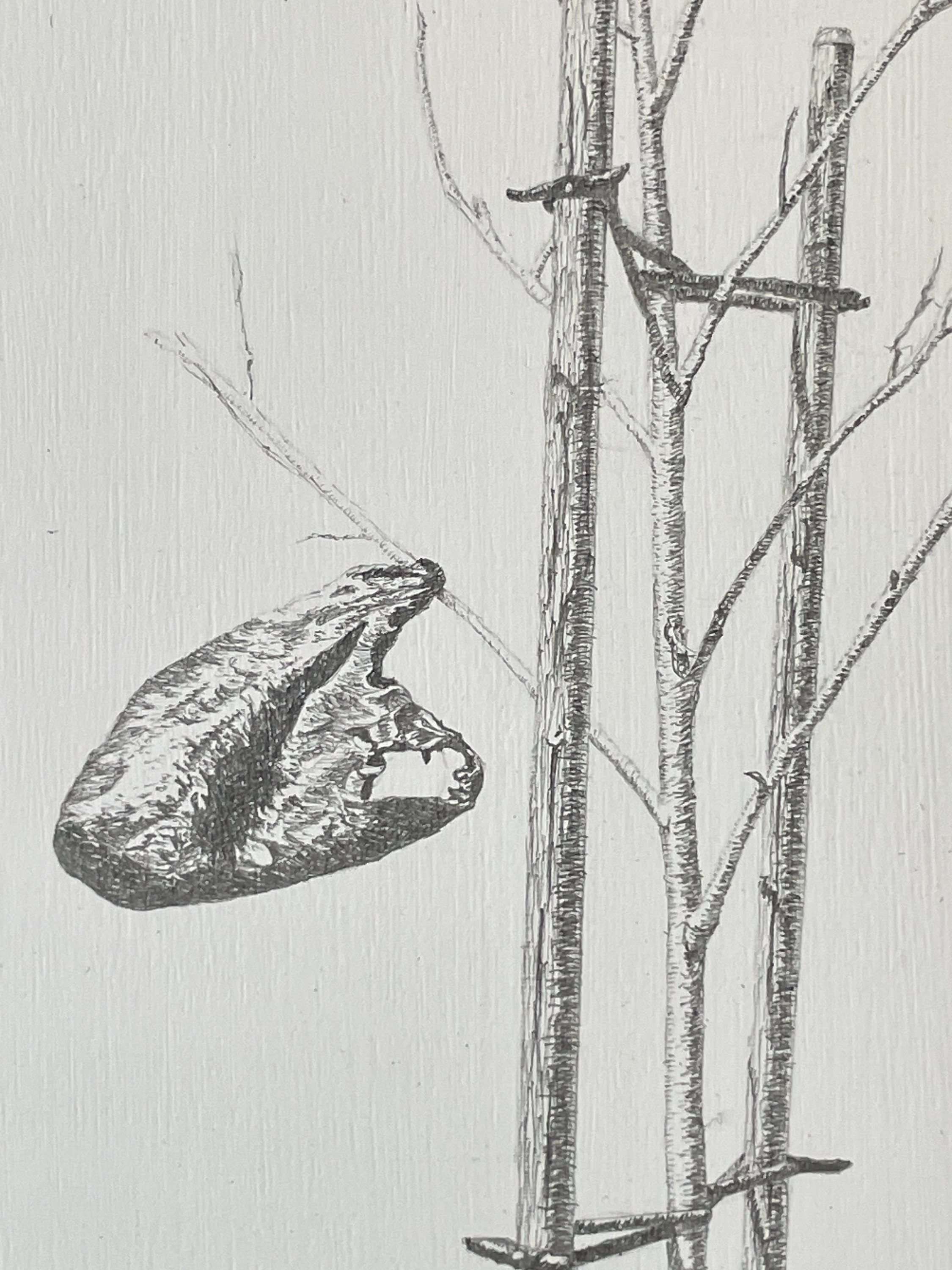 Detailed Pencil Drawing of Urban Banality-1 - Etsy