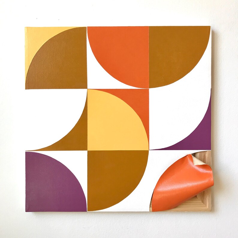 Groovy 1960s Design Sculptural Painting - Etsy