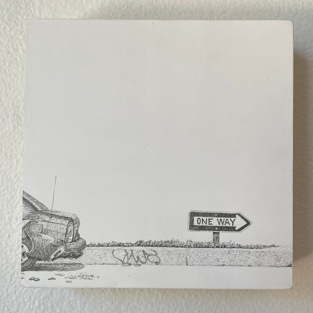 Detailed Pencil Drawing of Urban Banality-5 - Etsy