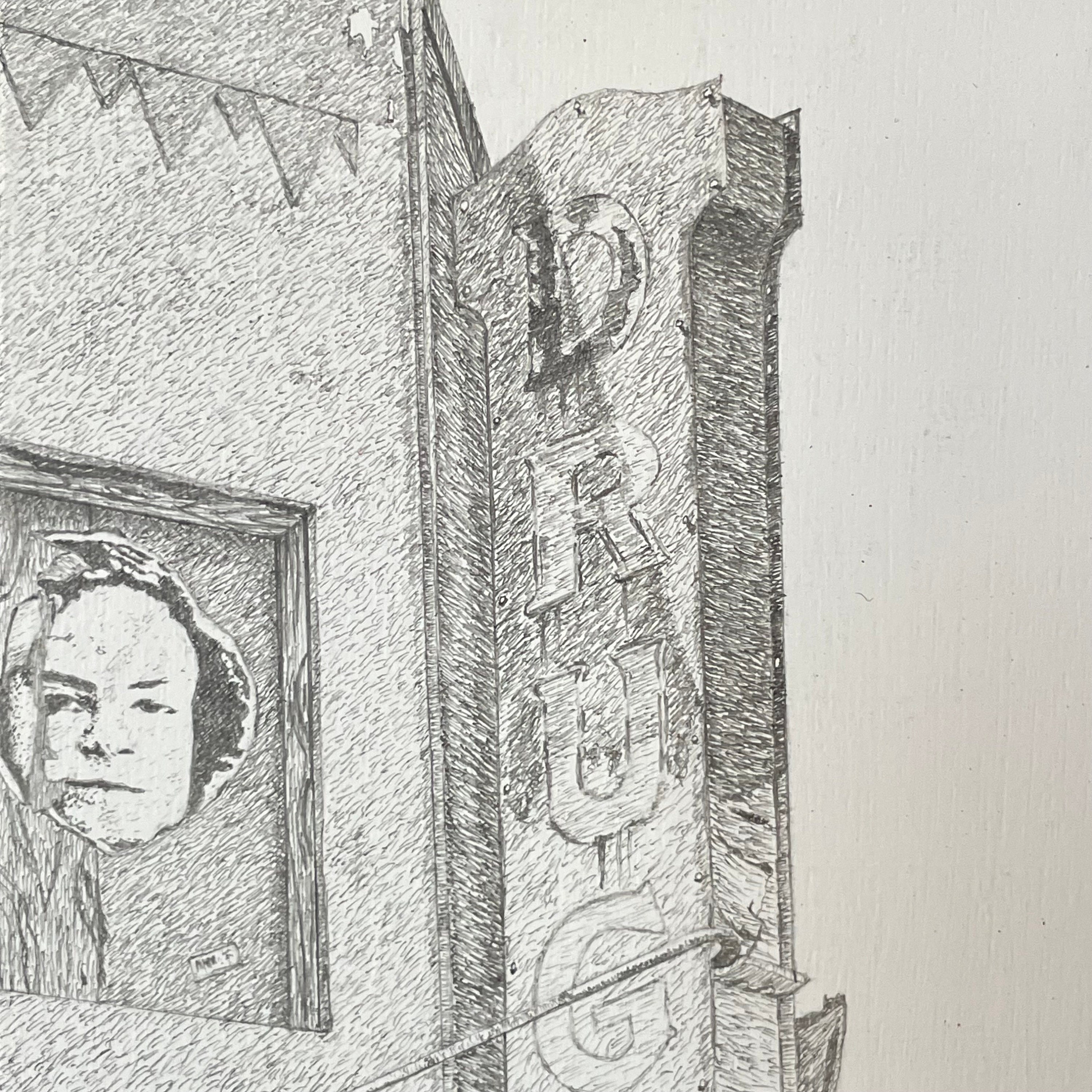 Detailed Pencil Drawing of Urban Banality-3 - Etsy