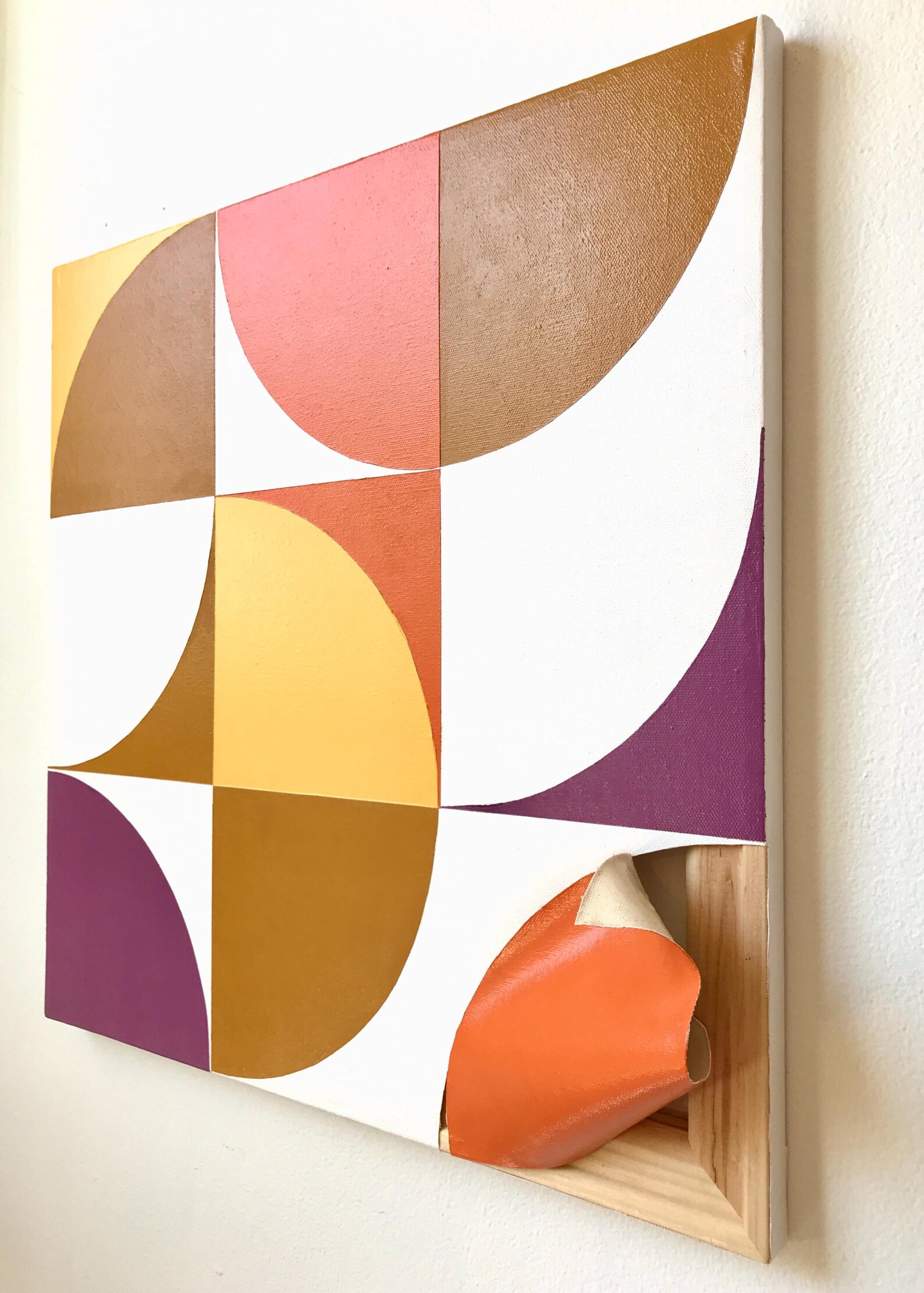 Groovy 1960s Design Sculptural Painting - Etsy