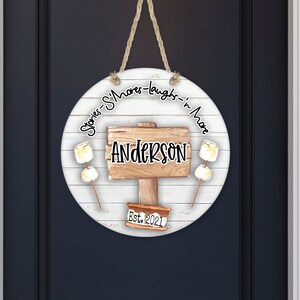 Stories Smores Laughs & More Door Decor Smores Lover - Etsy