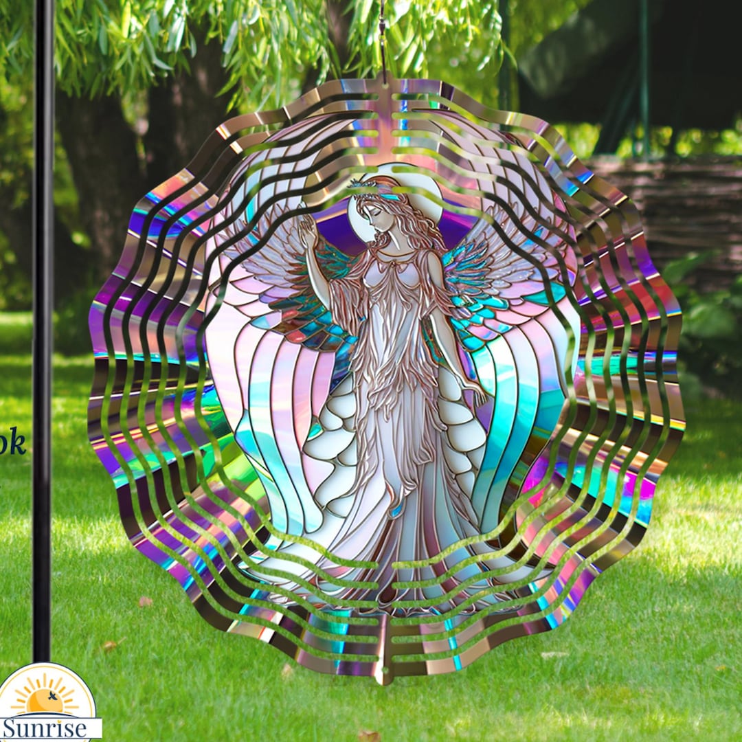 Angel of Hope Wind Spinner – Sympathy Gift, Angel Memorial, Outdoor ...