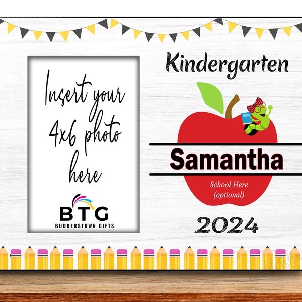 Kindergarten Frame - Etsy