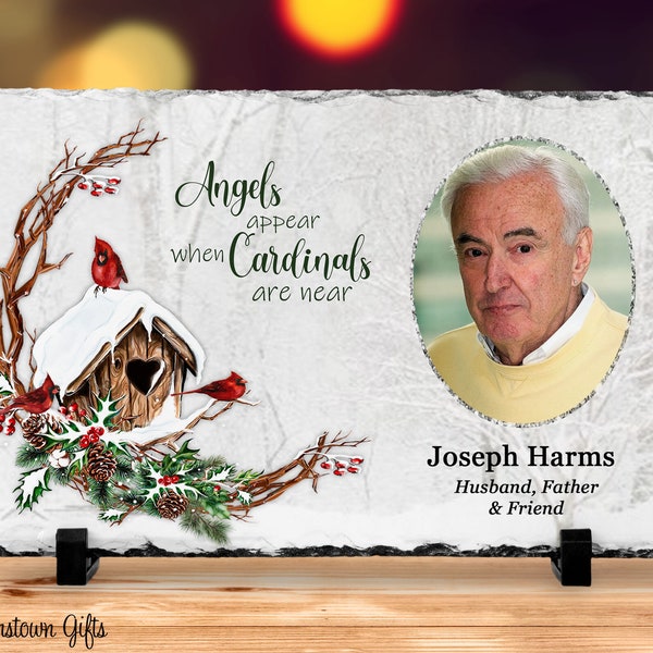 Cardinal Memorial Stone - Etsy