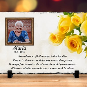 Spanish Sympathy Gift, Regalo Conmemorativo, Remembrance Gift, Memorial ...