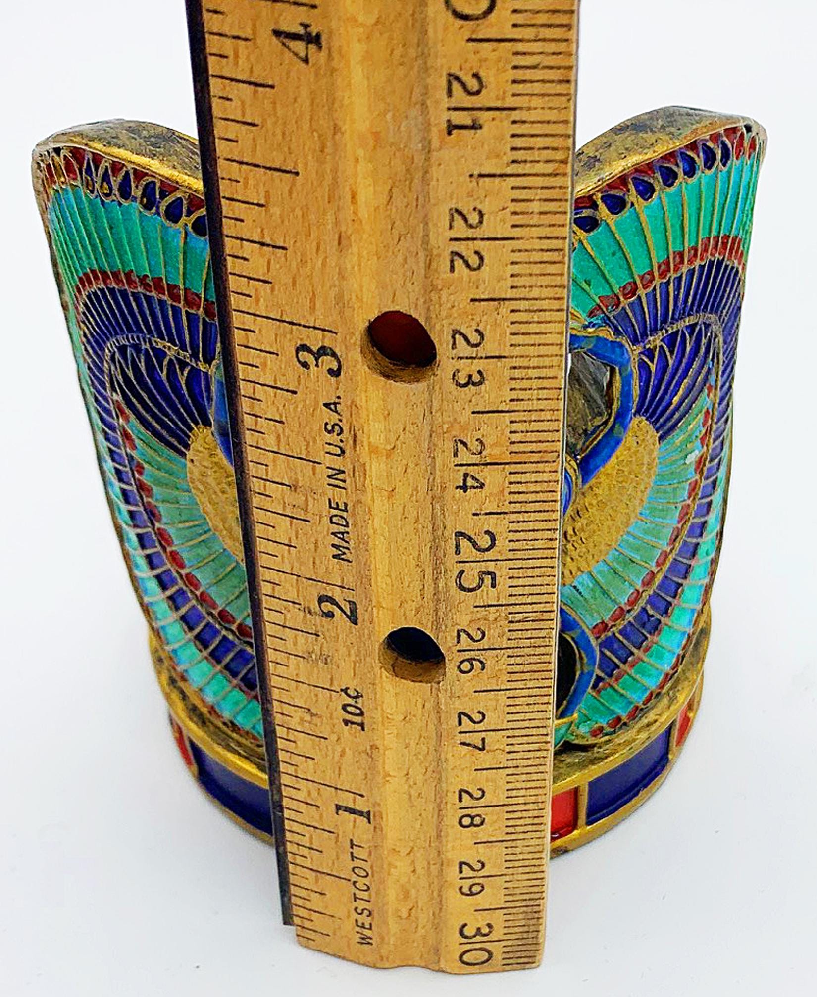 Vintage Egyptian Scarab Candle Holders Set of 2 - Free Shipping - Etsy