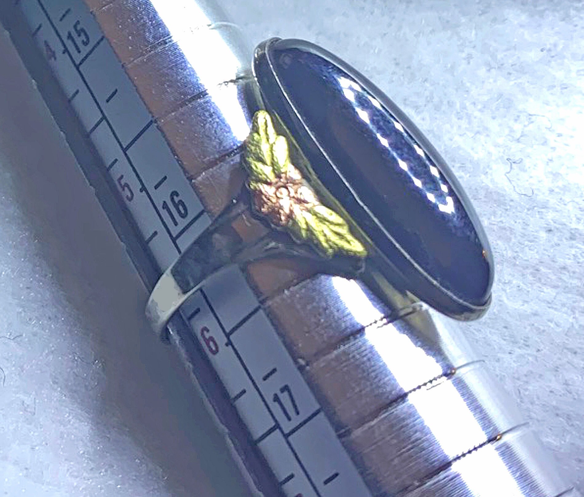 LSP LS Peterson Co Black Hills 12k Gold Sterling Silver Ring - Etsy