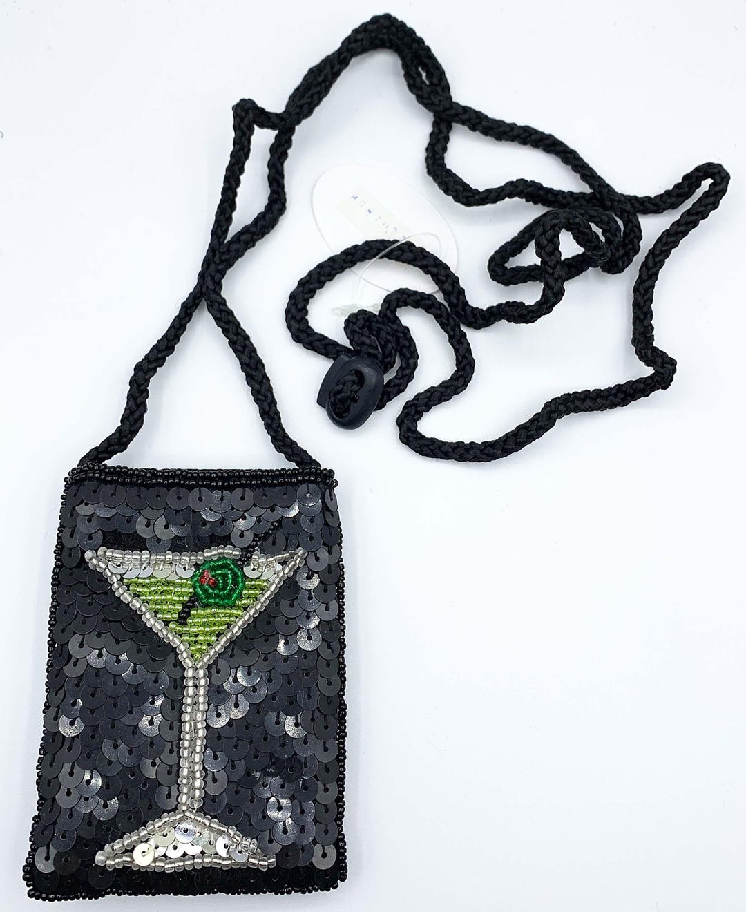 Vintage Martini Shoulder Bag Purse Beaded, Sequins, Embroidery - Etsy
