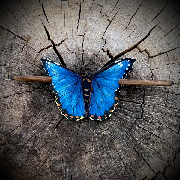 Butterfly Hair Barrette - Etsy