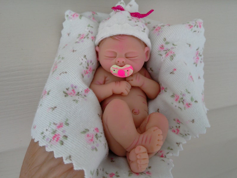 Polymer Clay Babies Sleeping Newborn Baby Girl SIZE 3.5 - Etsy