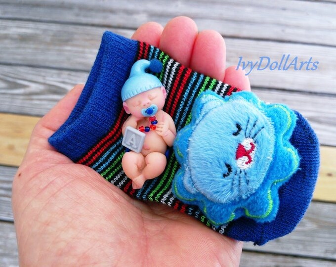 Polymer Clay Babies Micro Mini Baby Boy SIZE 1.5 Gift - Etsy