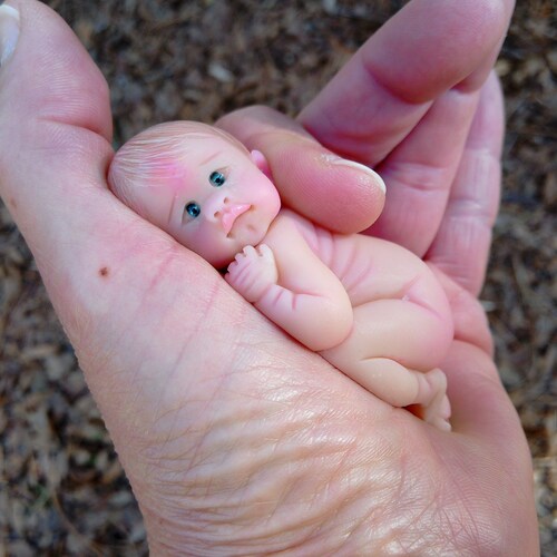 Polymer Clay Babies Micro Mini Baby Girl SIZE 1.5 Gift - Etsy