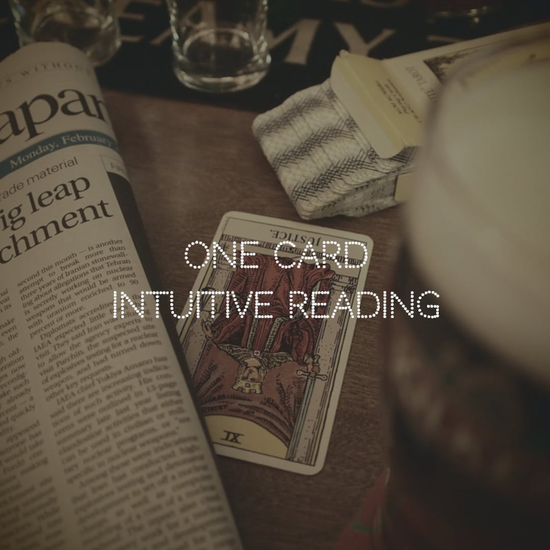 One Card Tarot Reading // 1-card Reading // FREE Instant Download - Etsy