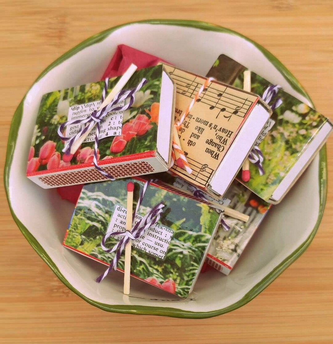 Unique Matchboxes Free Tea Light Candles // Unique Gift Idea ...